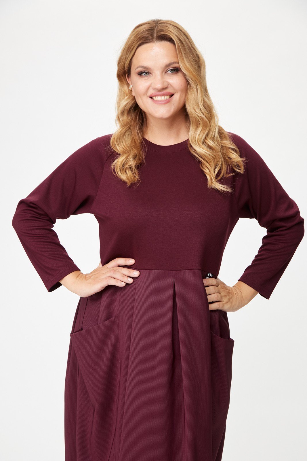 Платье 2137 бордовый Michel Chic купить в интернет магазине Велесмода